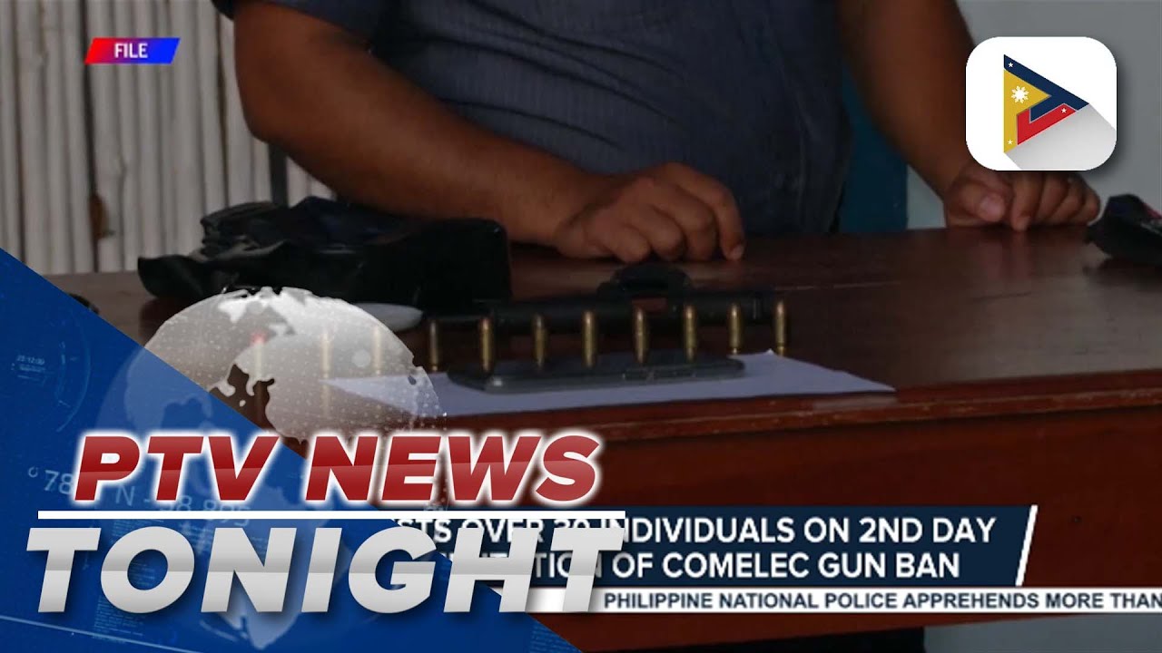PNP arrests over 30 election gun ban violators - YouTube