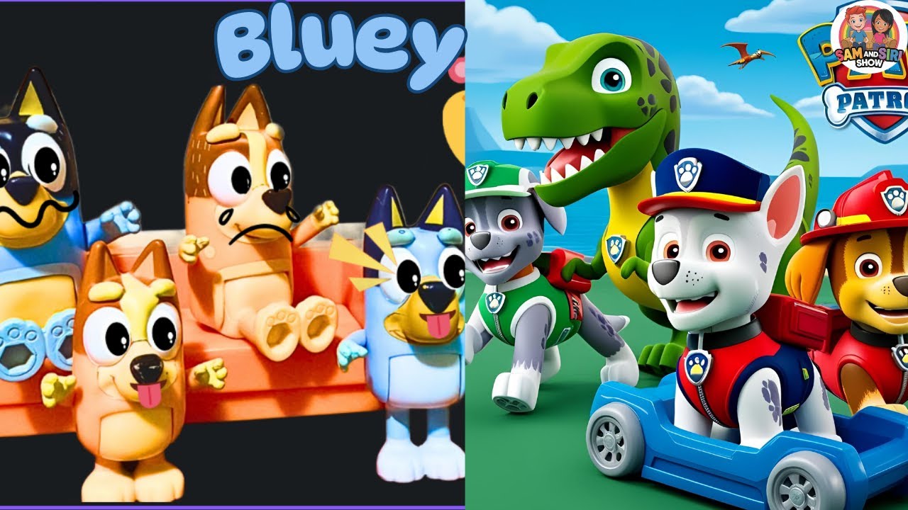 Bluey Bingo meet Dinosaur and PAW Patrol! | What Happens Next!? - YouTube