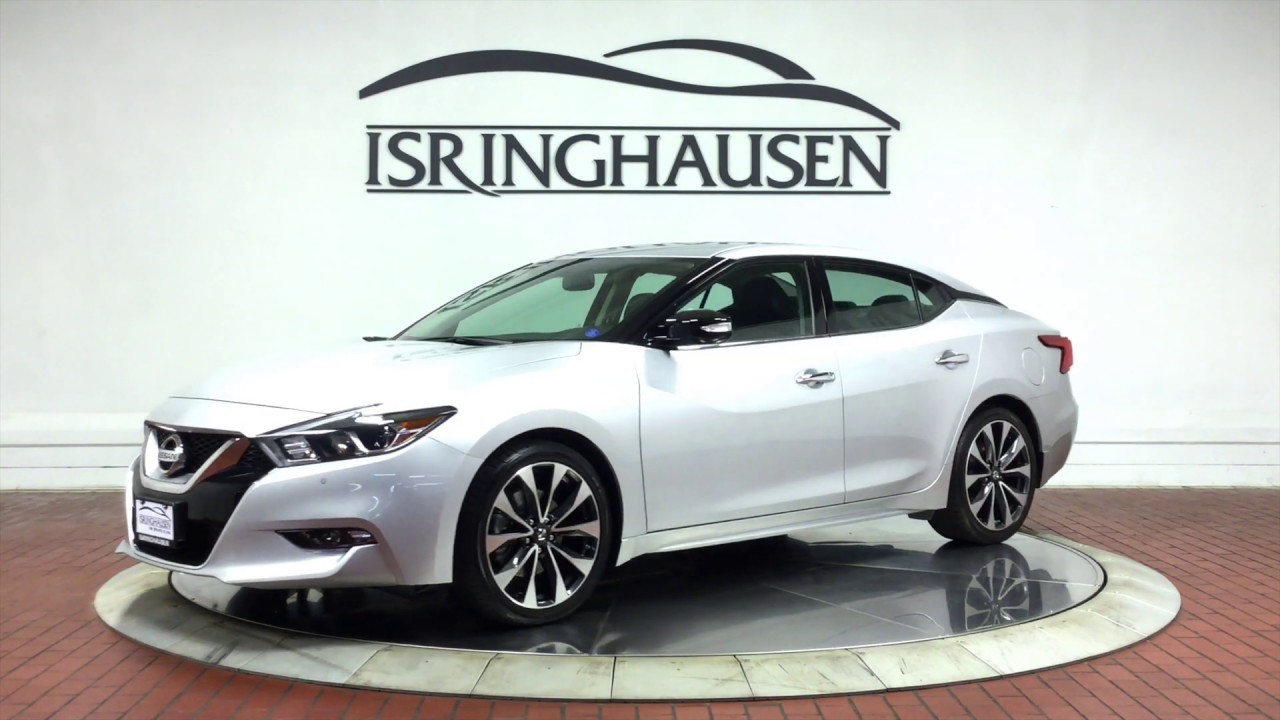 2016 Nissan Maxima 3.5 SR in Brilliant Silver - 397175 - YouTube
