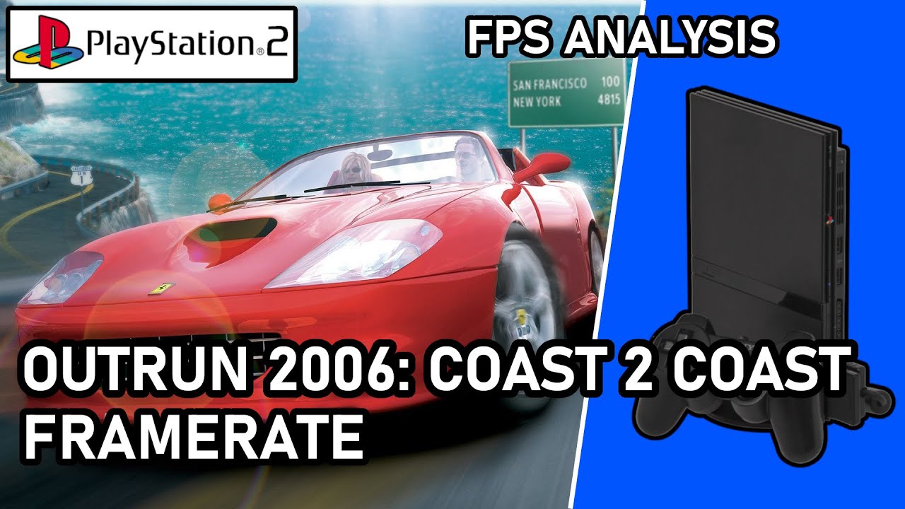 OutRun 2006: Coast 2 Coast | PS2 | Frame Rate Test - YouTube