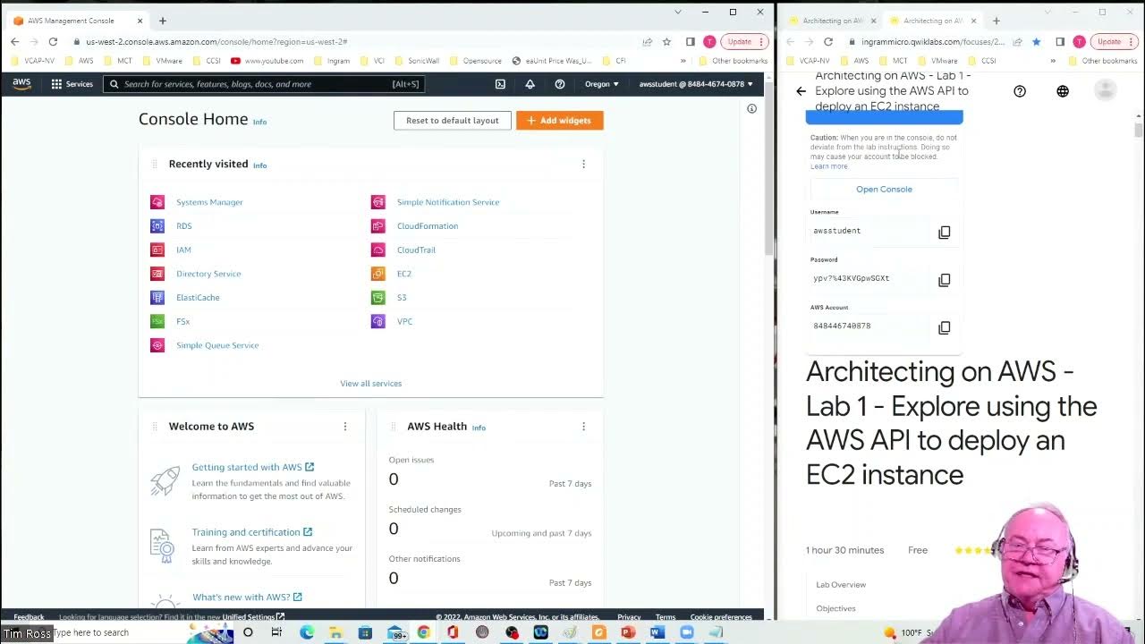 00-01-v5 AWS QwikLabs Console DEMO - YouTube