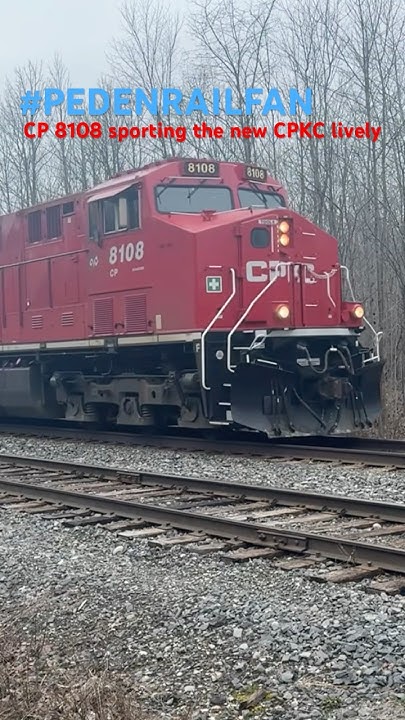 New CPKC lively on CP 8108 - YouTube