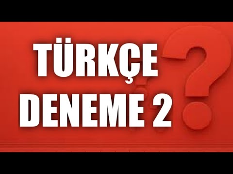 KPSS - TÜRKÇE DENEME 2