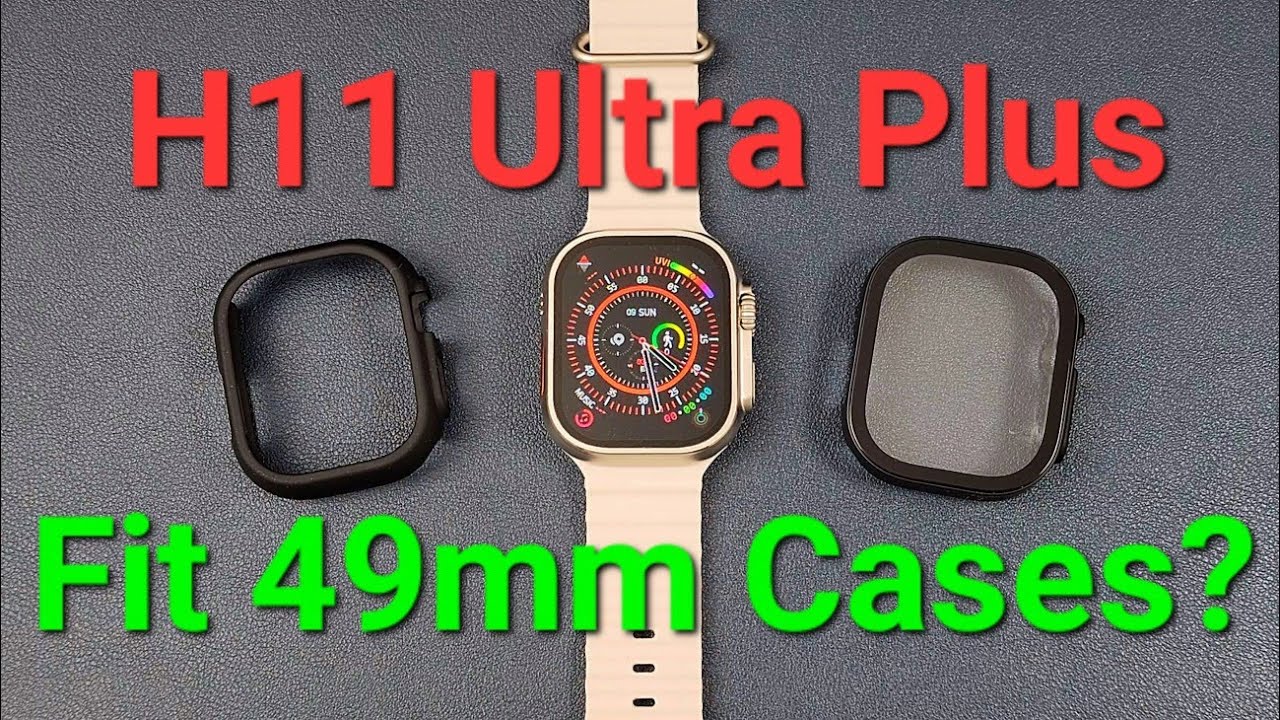 KIWITIME H11 Ultra Plus Smartwatch-Can fit 49mm Original Protective ...