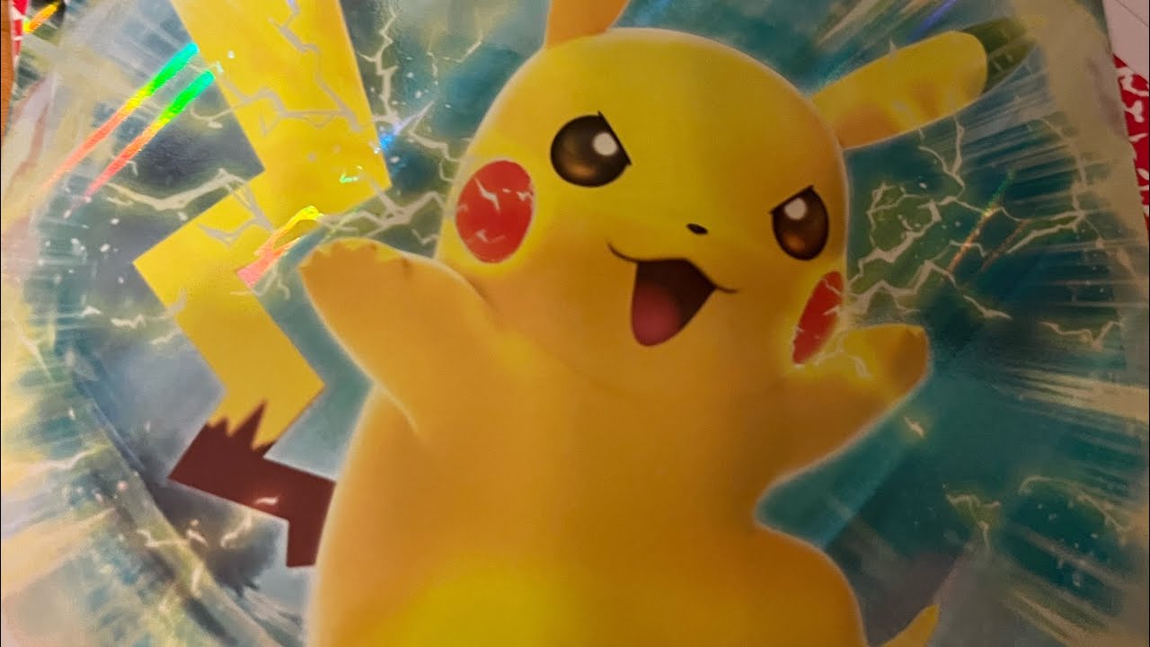 Pokemon card unboxing pikachu box - YouTube