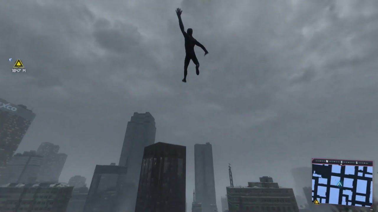 Marvel's Spider Man Miles Morales Jumping From Highest Building - YouTube