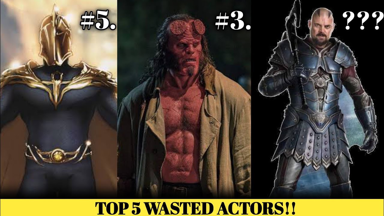 Top 5 wasted characters by marvel and dc || 5 characters wasted by ...
