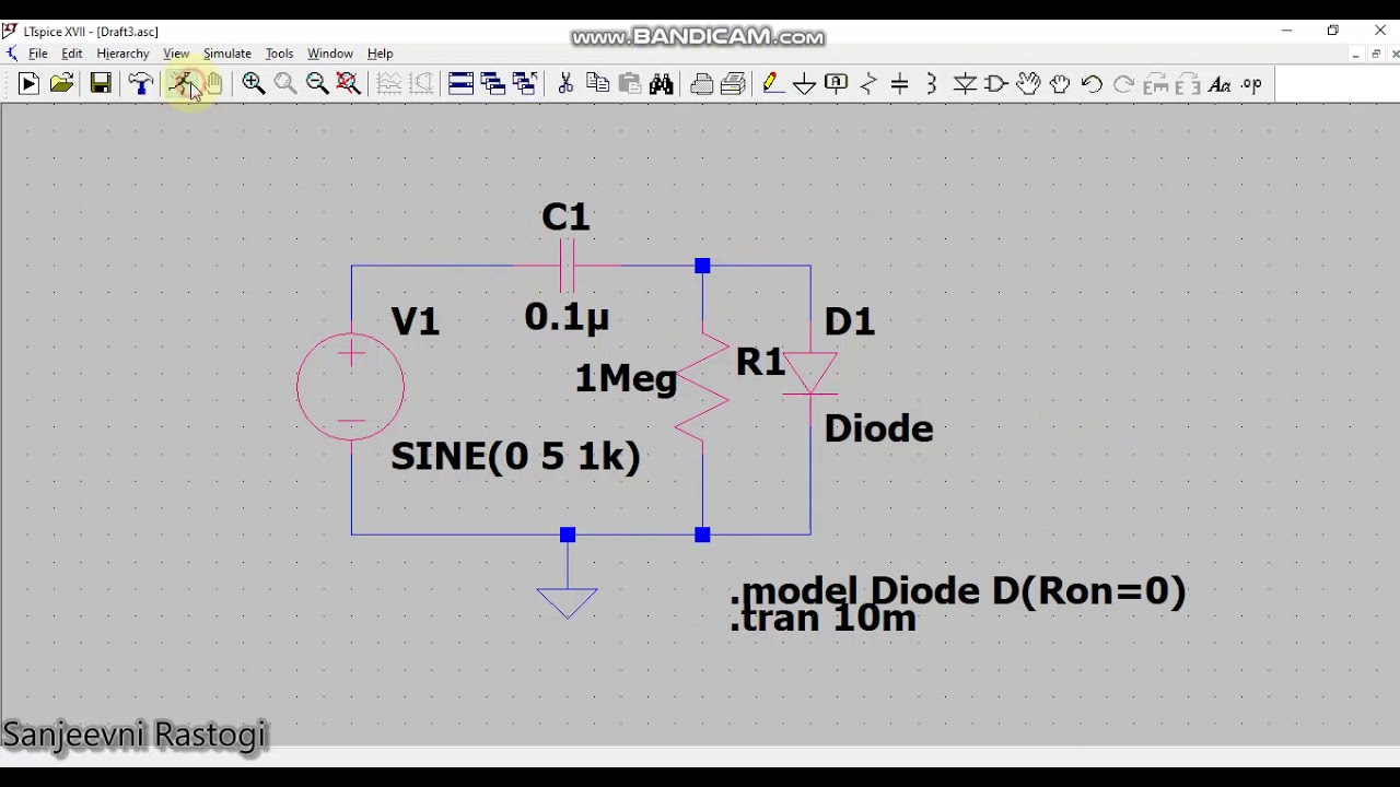 Clamper Circuit Simulation in LTSpice - YouTube