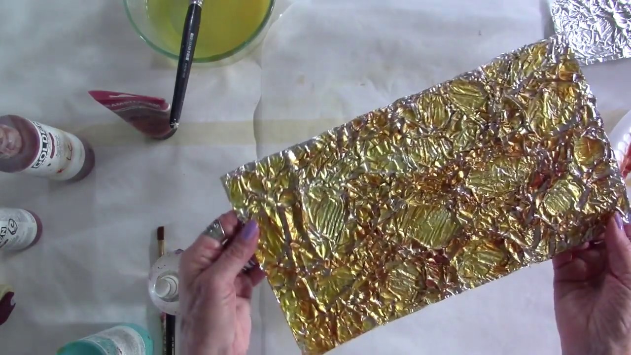 Part 2 "Foil Papers to Dazzle Your Artwork" - YouTube