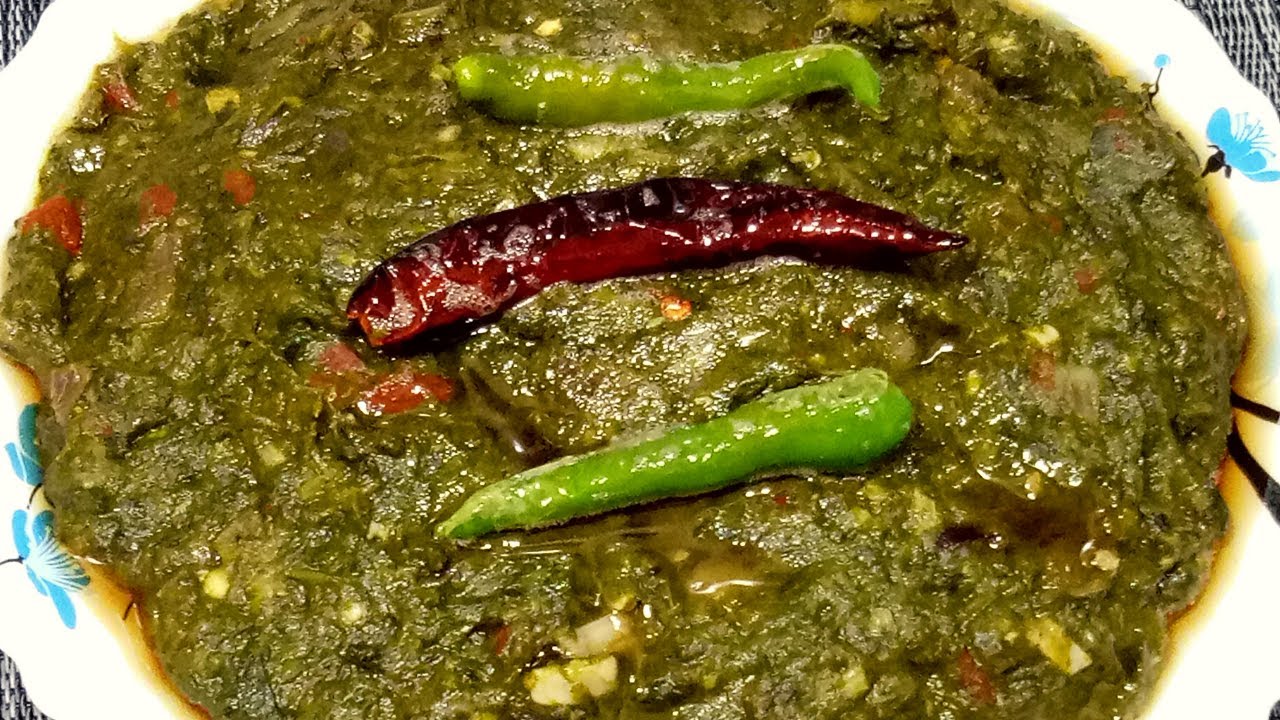 पंजाबी स्टाइल सरसो का साग/ Sarson Ka Saag Recipe/ Authentic Saag Recipe ...