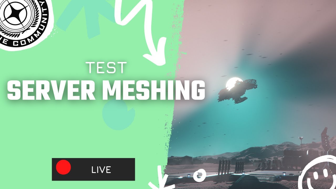 Star Citizen PL | Test Siatki Serwerów, Tech - Preview, Server Meshing ...