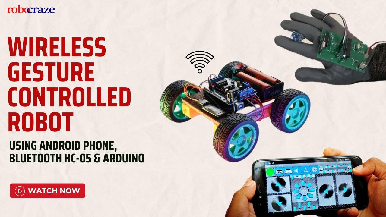 Wireless gesture controlled Bot using Android Phone and Bluetooth ...