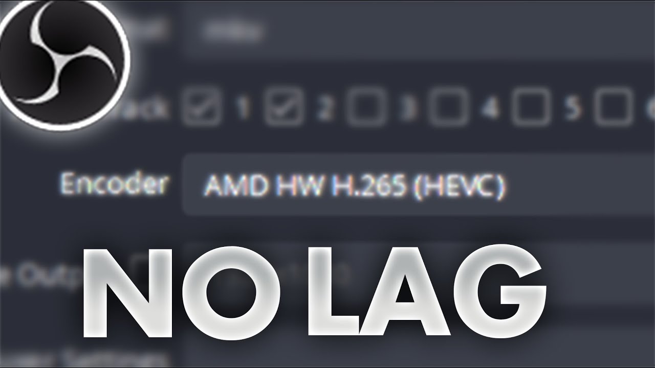 How To Fix HEVC/H.265 Video Lag - OBS Studio - YouTube