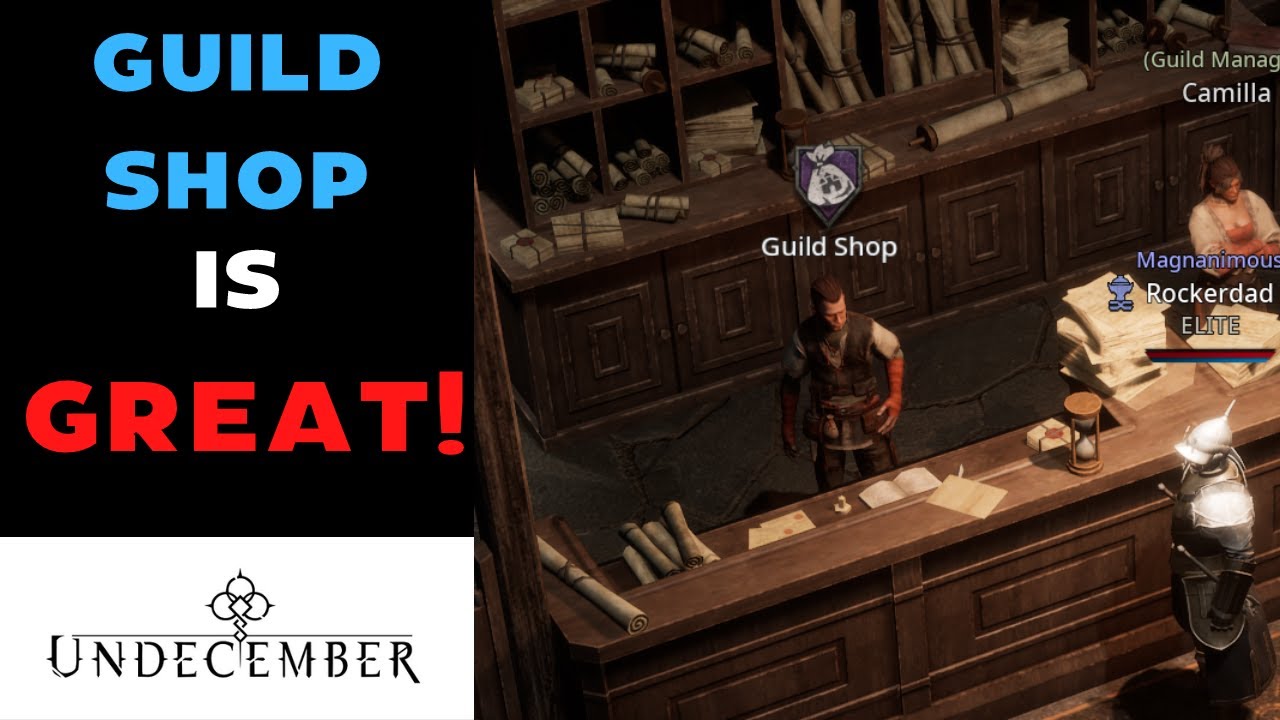 Guild shop will help you get new runes - Undecember - YouTube