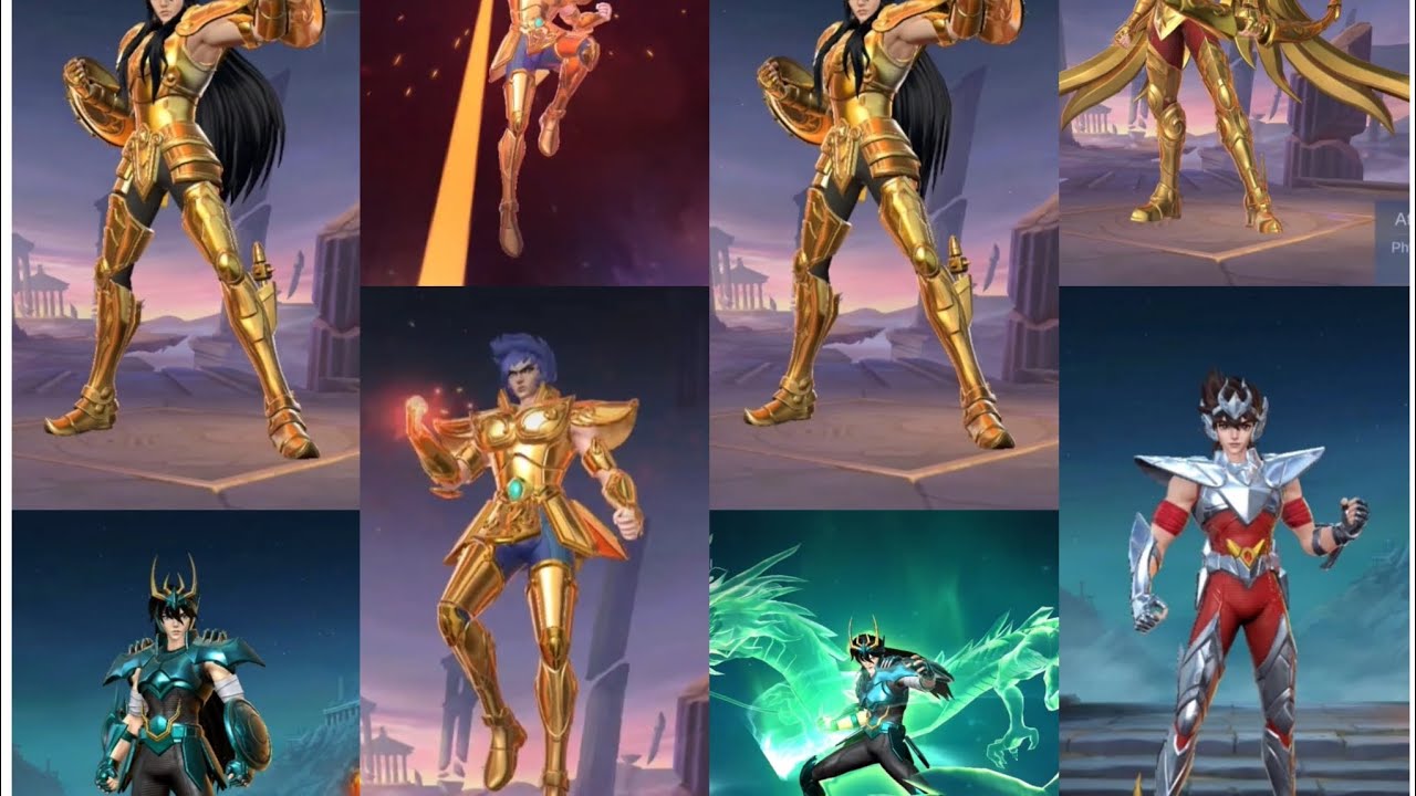 Skin Mobile Legend saint seiya ,Valir ,Chou,Badang !!! - YouTube
