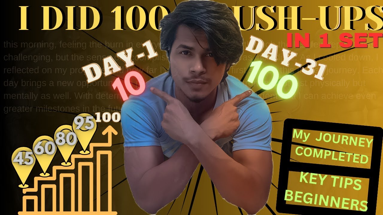 I DID 100 PUSH UP IN 1 SET | 1000 push-up in 1 set | one hand push-up ...