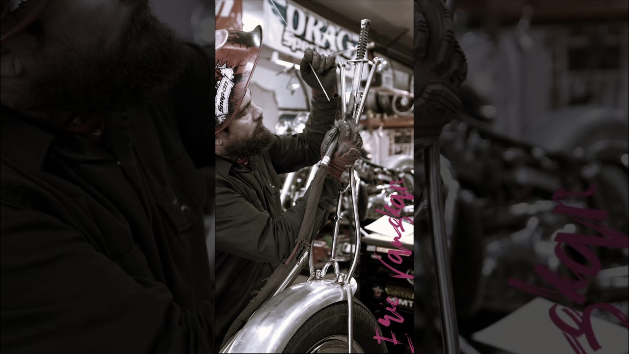 Destroyer Garage Building a Sissy Bar out of a Bayonet #harleydavidson ...