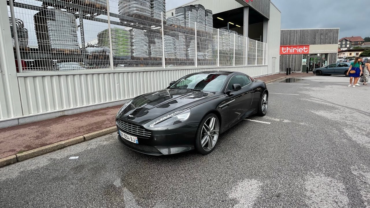 Carspotting a Gérardmer ( DB9, 612 sgaglietti, 911 turbo …) - YouTube