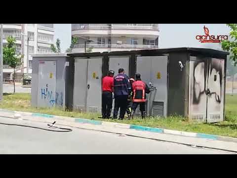 Korkulu anlar! Şanlıurfa'da trafo patladı