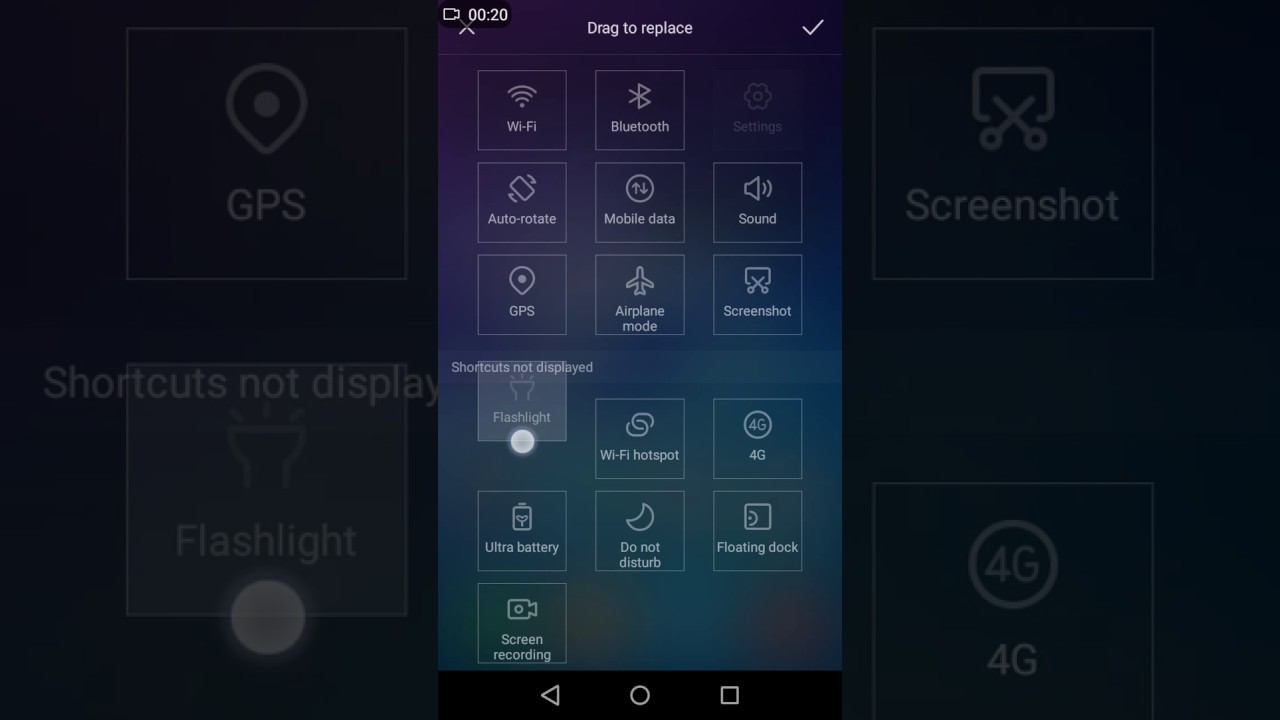 ☑️ Huawei Y5 2017 Customize Shortcut Switches - YouTube