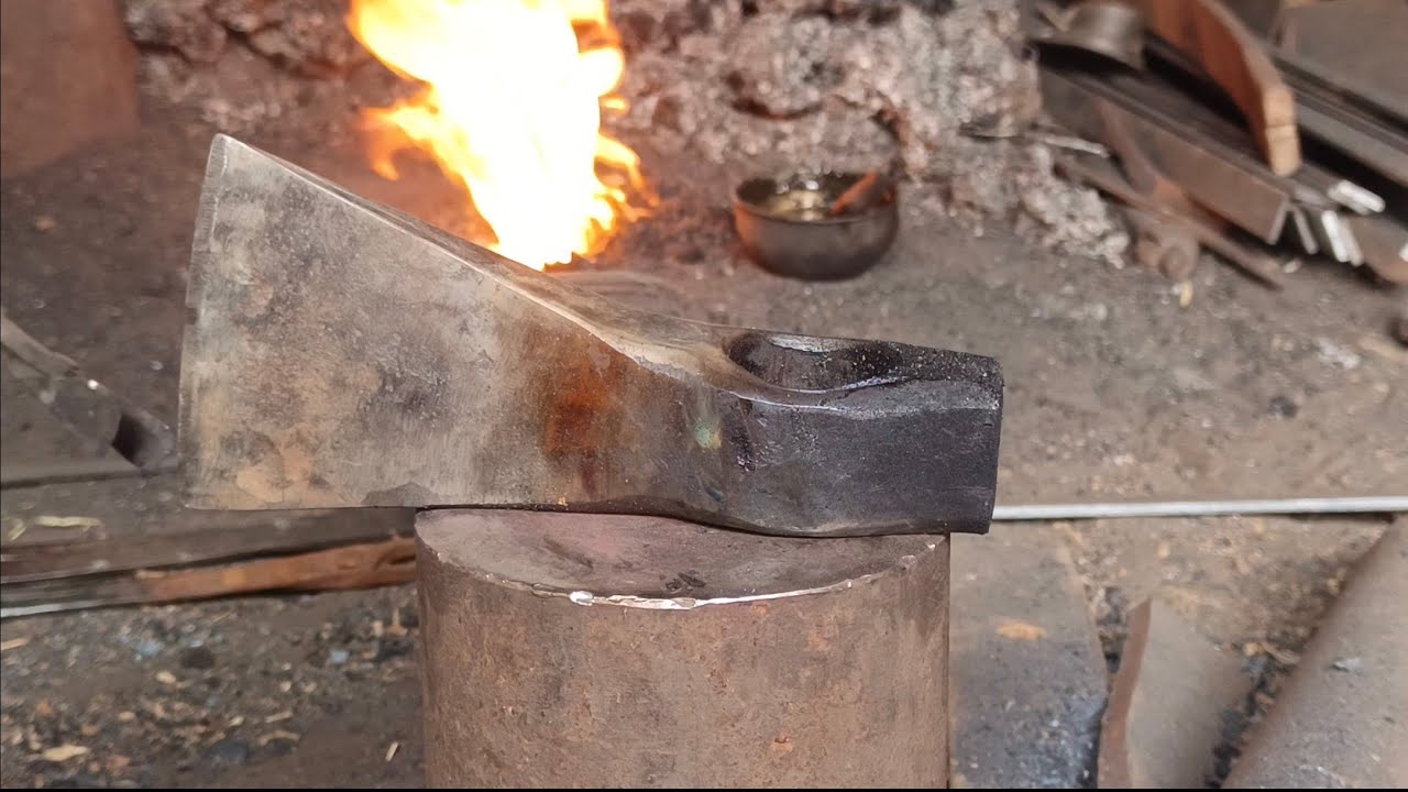 Blacksmith|| Axe Repair - Axe Restoration - YouTube