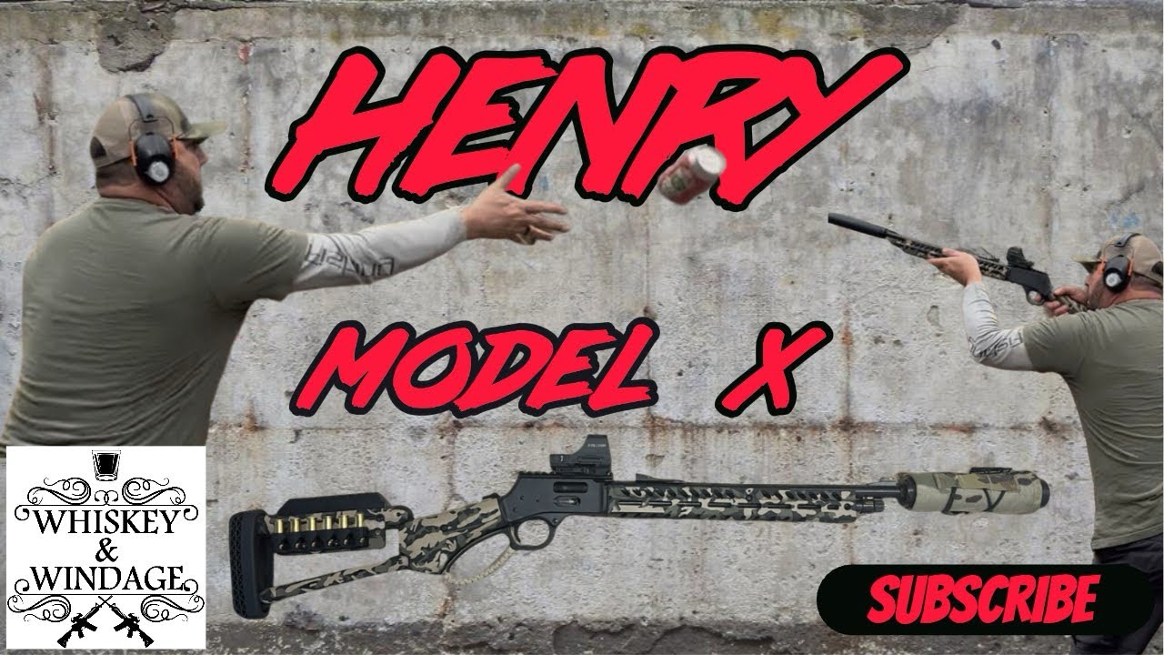 Henry Model X custom lever action. #review #new #cowboy #range #target ...