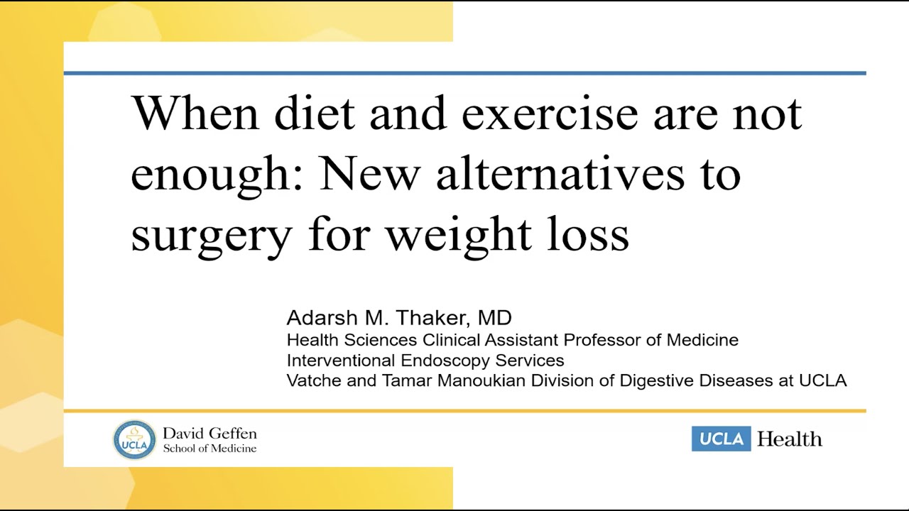 New alternatives to surgery for weight loss | Endoscopic procedures ...