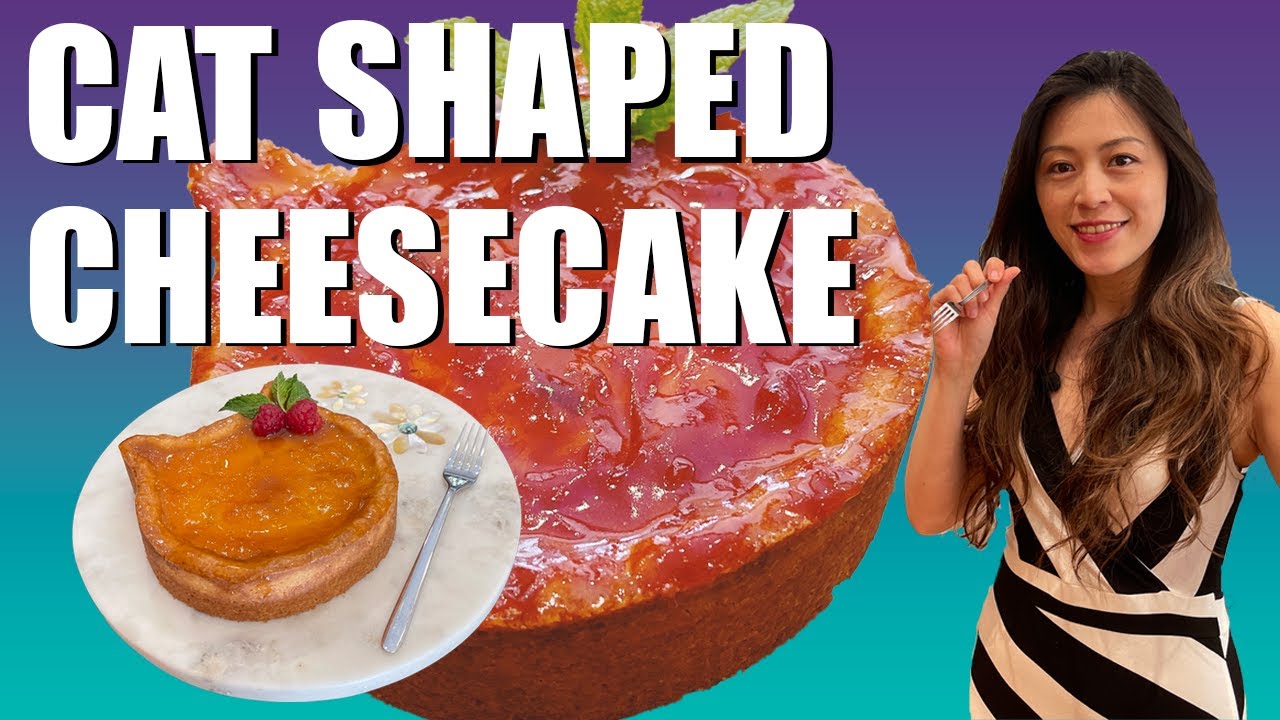 Cat Shaped Cheesecake NEKO NEKO | 貓咪起司蛋糕 | How to DIY Recipe 2021 - YouTube