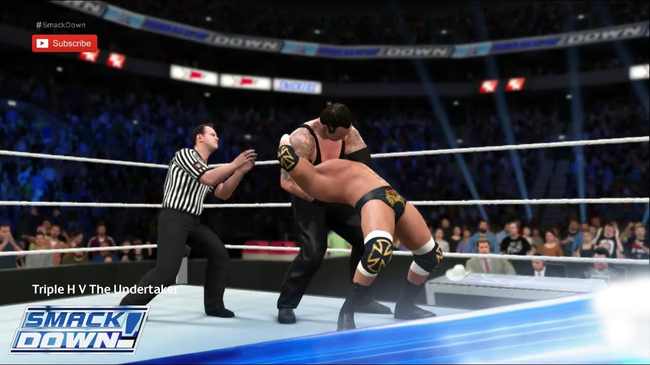 WWE 2K17 | SMACKDOWN LIVE | HHH v The Undertaker | - YouTube