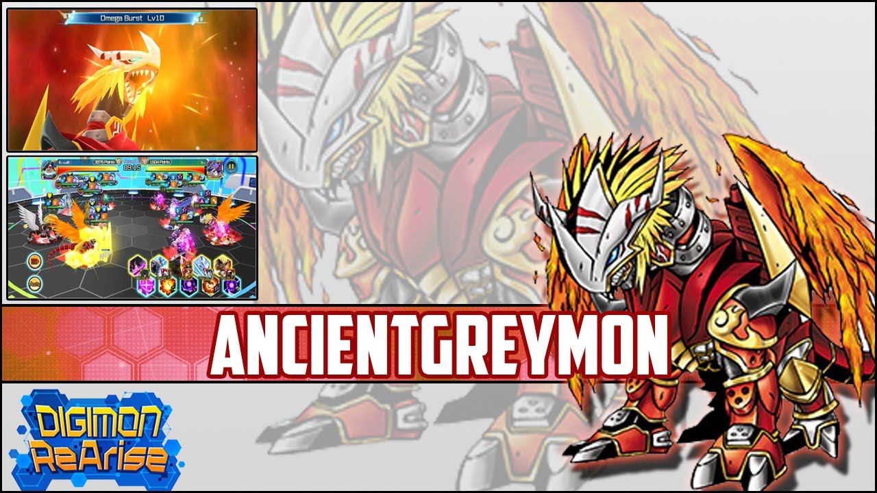 ANCIENTGREYMON SHOWCASE: Wall Standing Tall- Digimon ReArise Global ...