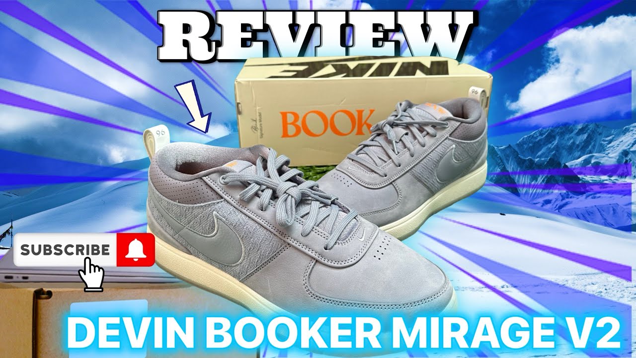 NIKE DBOOK 1 “MIRAGE V2” REVIEW,UNBOXING Devin booker shoe - YouTube