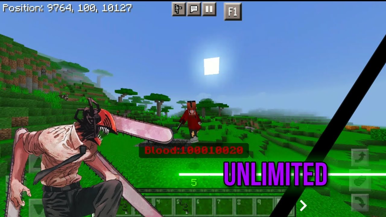 How to get unlimited blood in chainsawman Minecraft by floaty - YouTube