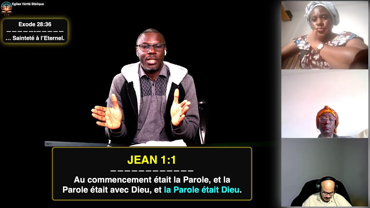 Culte №66 - Jean 1 :« Au commencement était la Parole et la Parole était Dieu.» - YouTube