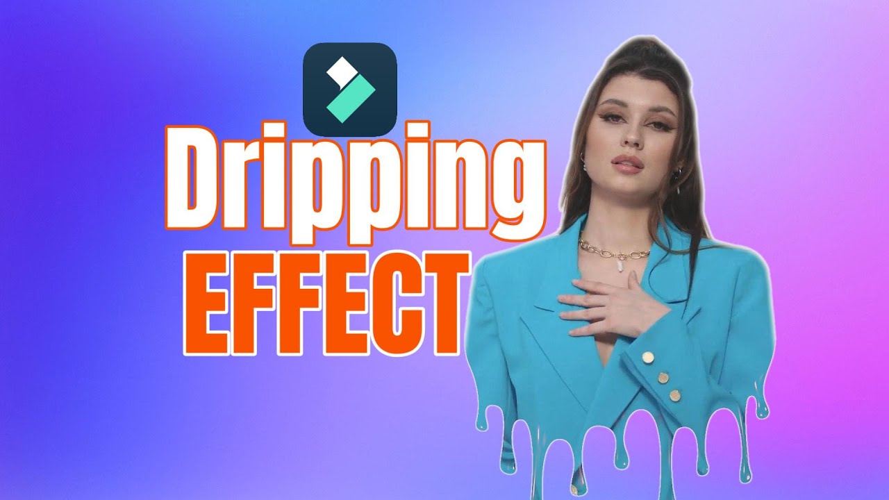 FILMORA 13 - DRIPING EFFECT - WATER WAVE EFFECT - YouTube