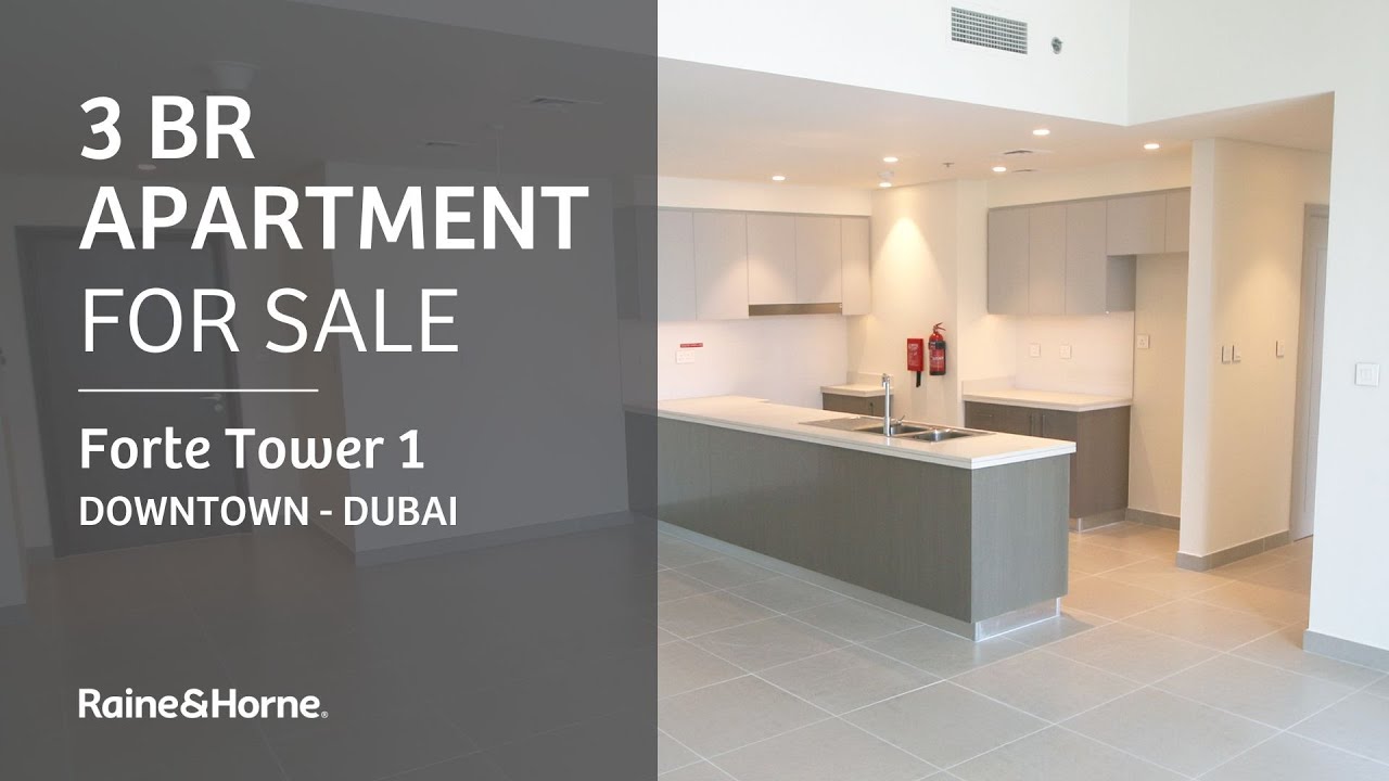 For sale | 3 Bedroom apartment | Forte Tower 1 | Downtown - Dubai - YouTube