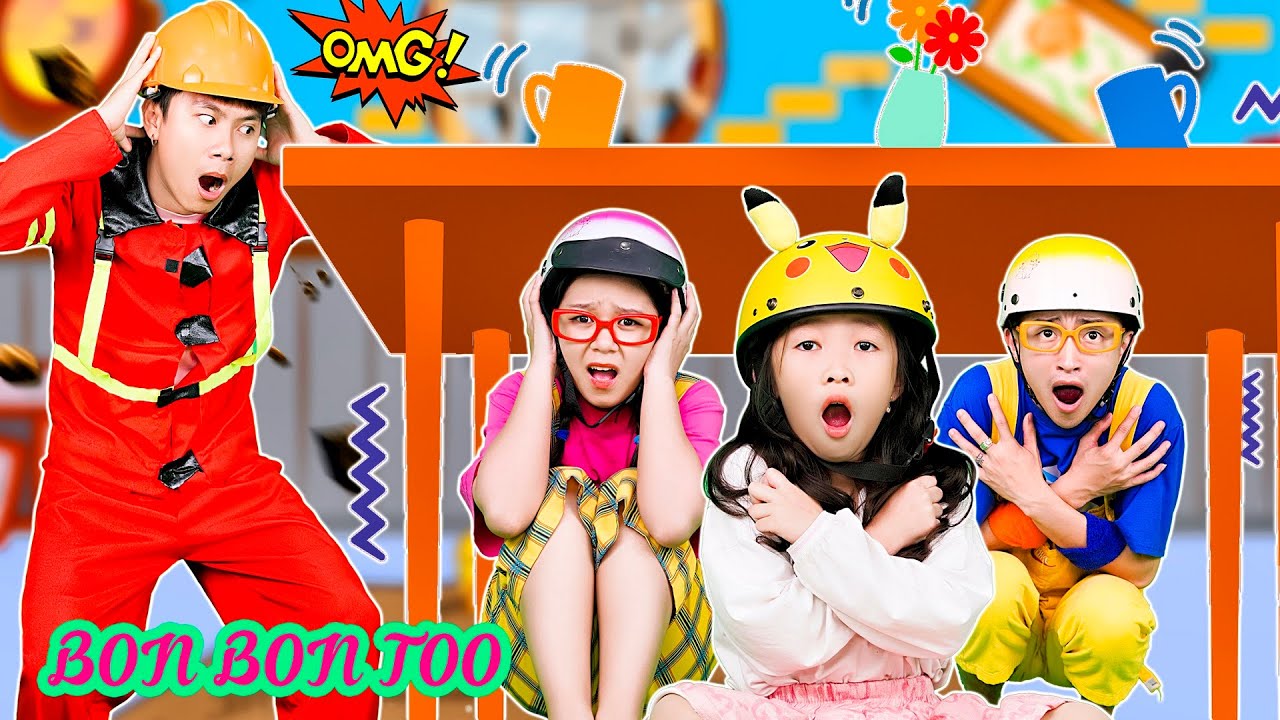 Đức Duy Và Bài Học An Toàn Về Động Đất | Tổng Hợp Video Bon Bon Too Hay ...