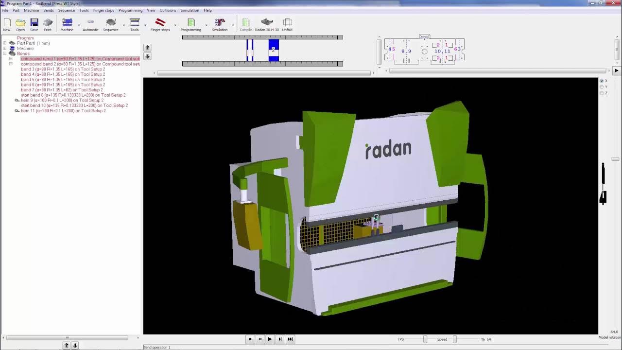 Radan RadBend - Programmazione offline Pressopiegatrici - YouTube