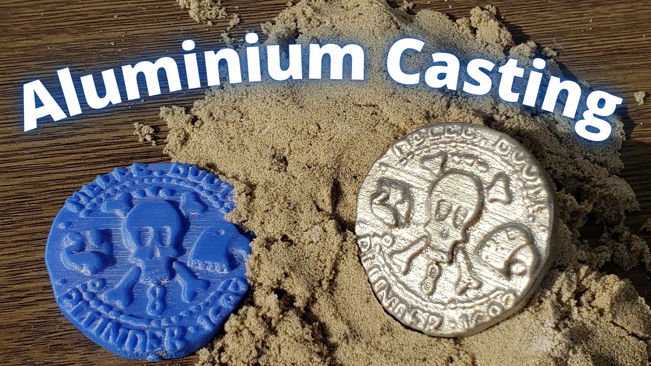 Green Sand Casting Verbcoin (Monkey Island) Pirate coin - YouTube