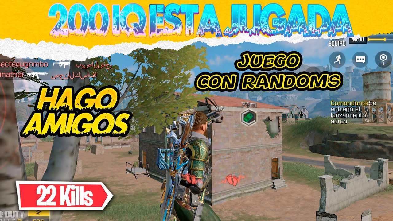 200 IQ JUGADA EPICA, JUGANDO CON RANDOMS Y ENCUENTRO PERSONAS POR LA CUAL AMO EL CALL OF DUTY ...