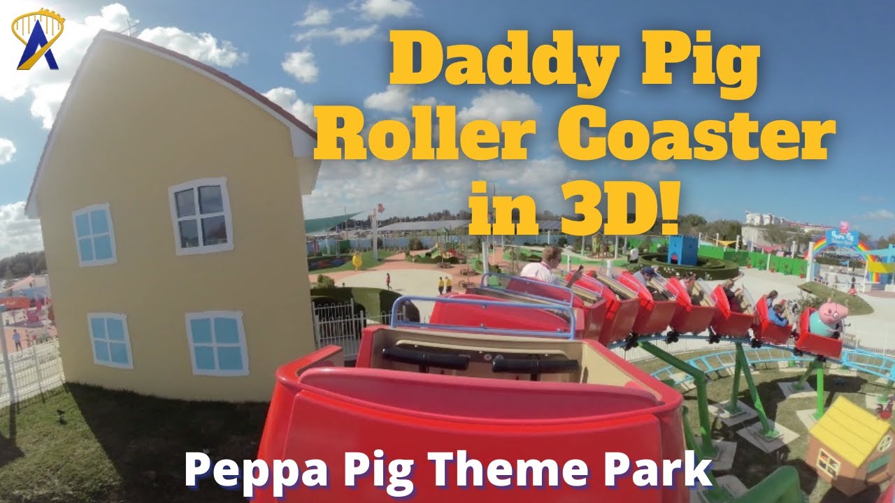 VR180: Daddy Pig’s Roller Coaster at Peppa Pig Theme Park in Florida ...
