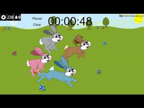 2 minute Easter Bunny Race - YouTube