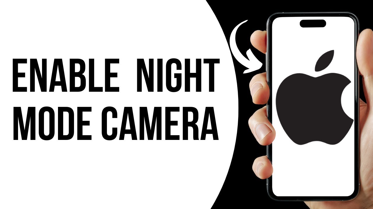 How to turn on night mode in iPhone camera ? - YouTube
