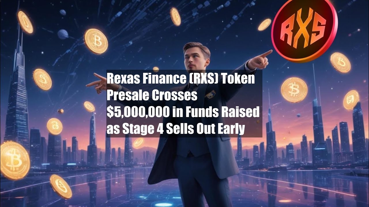Rexas Finance (RXS) Token Presale Crosses $5,000,000 in Funds - YouTube