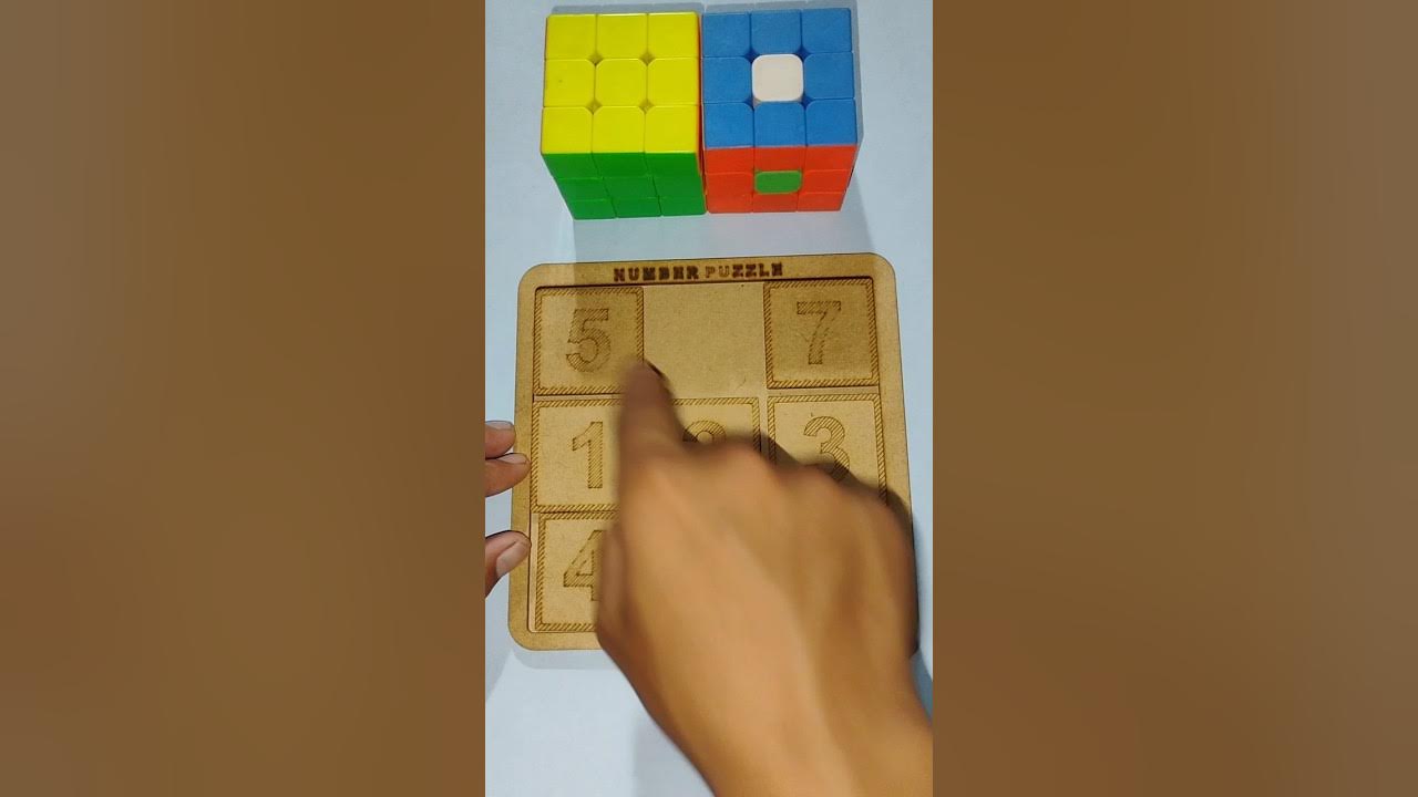 sliding number puzzle fast solve - YouTube