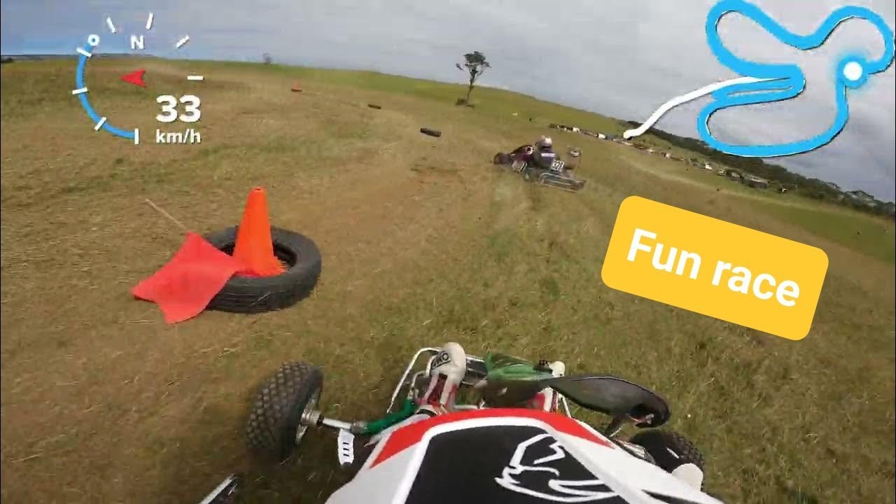 South Otago Grass Go Kart fun race in Owaka - YouTube