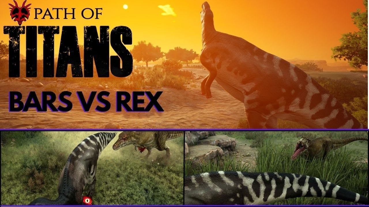 WWD: Realism BARSBOLDIA vs REX | Path Of Titans - YouTube
