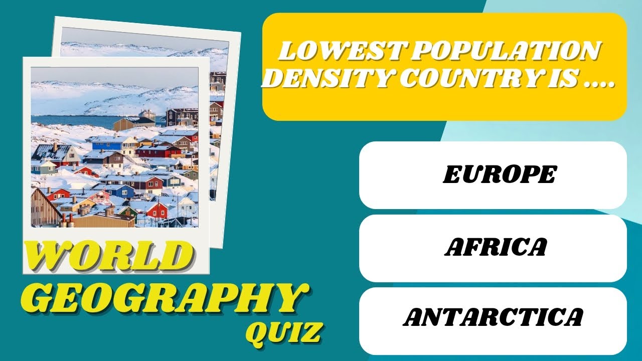 WORLD GEOGRAPHY QUIZ - How good is your general knowledge? Geography ...