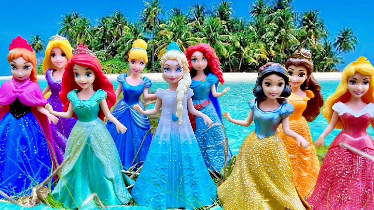 A Box Full of Disney Princess, Barbie, L.O.L Surprise, Miniature Dolls ...