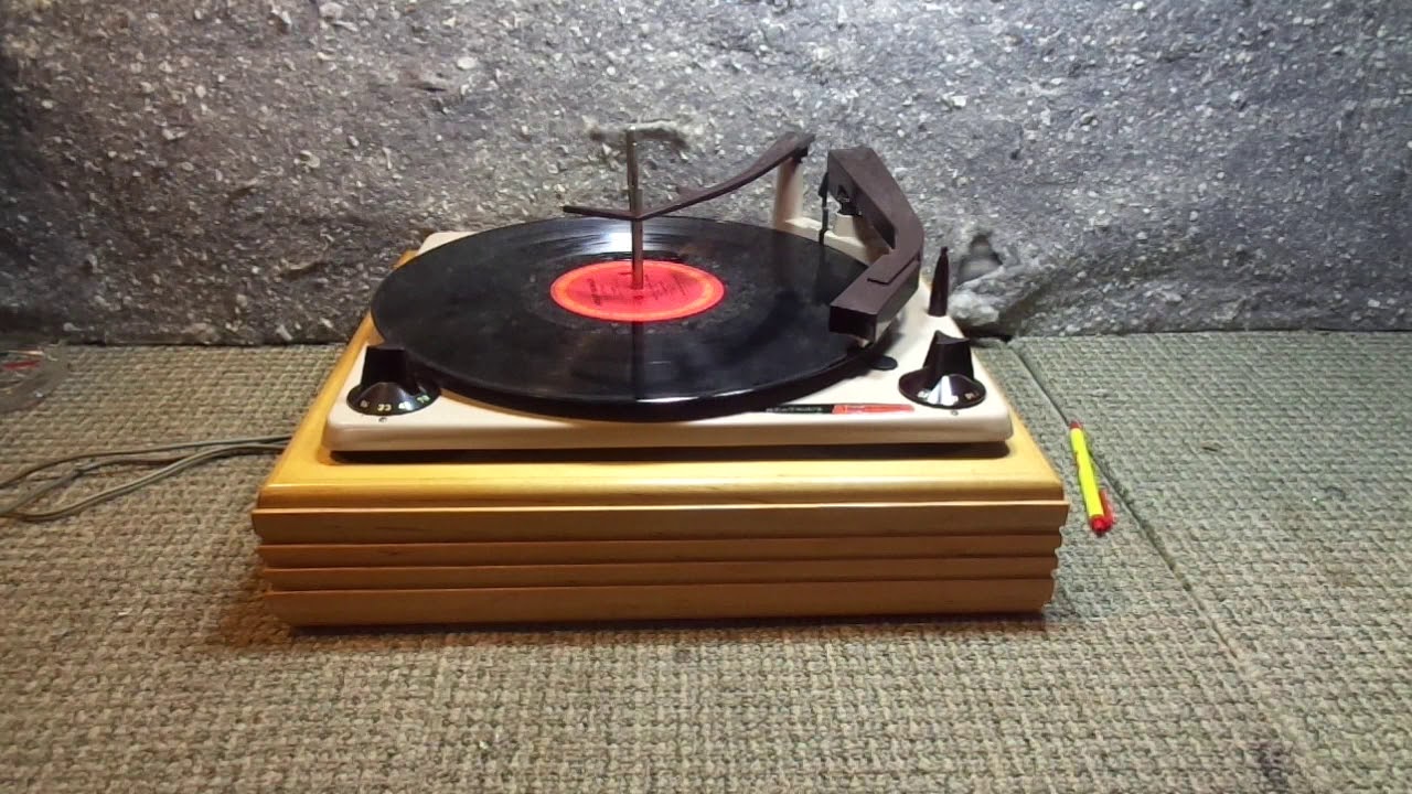 DEMO of VINTAGE DAYSTROM HEATHKIT TURNTABLE FOR SALE - YouTube