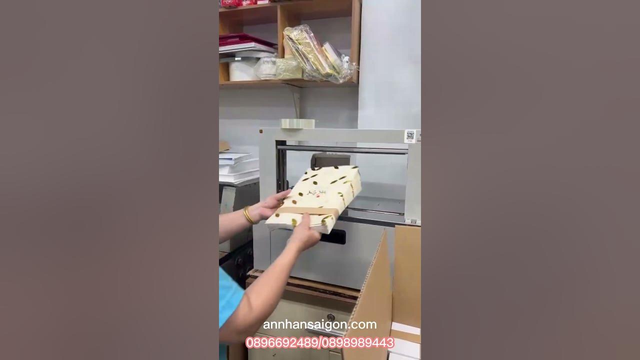 Máy bó giay UCHIDA Tapit WX-P - annhansaigon.com - YouTube